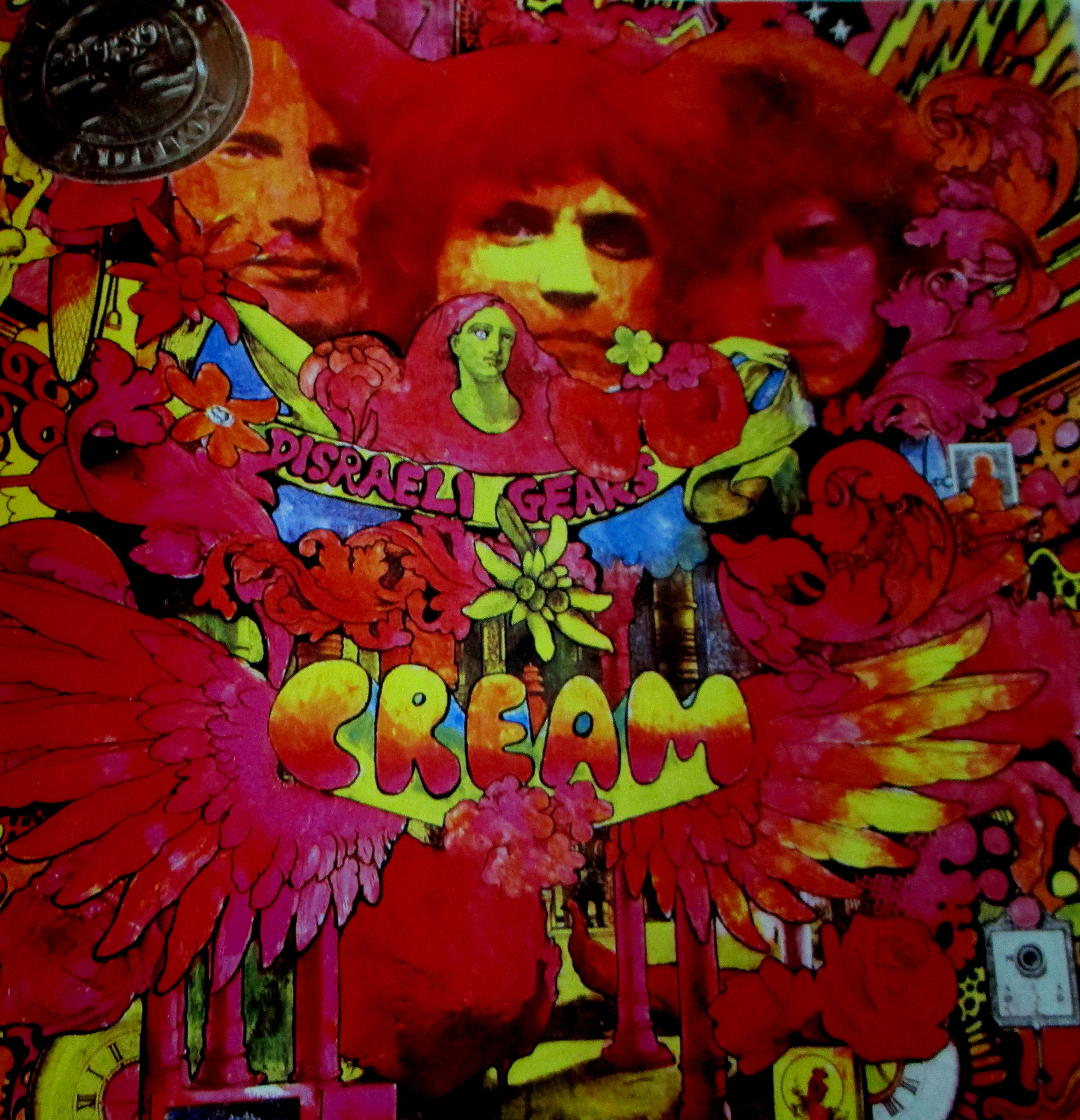 Martin Sharp | Disraeli Gears – Cream | MaryAnn Adair's 'Is it art' Blog