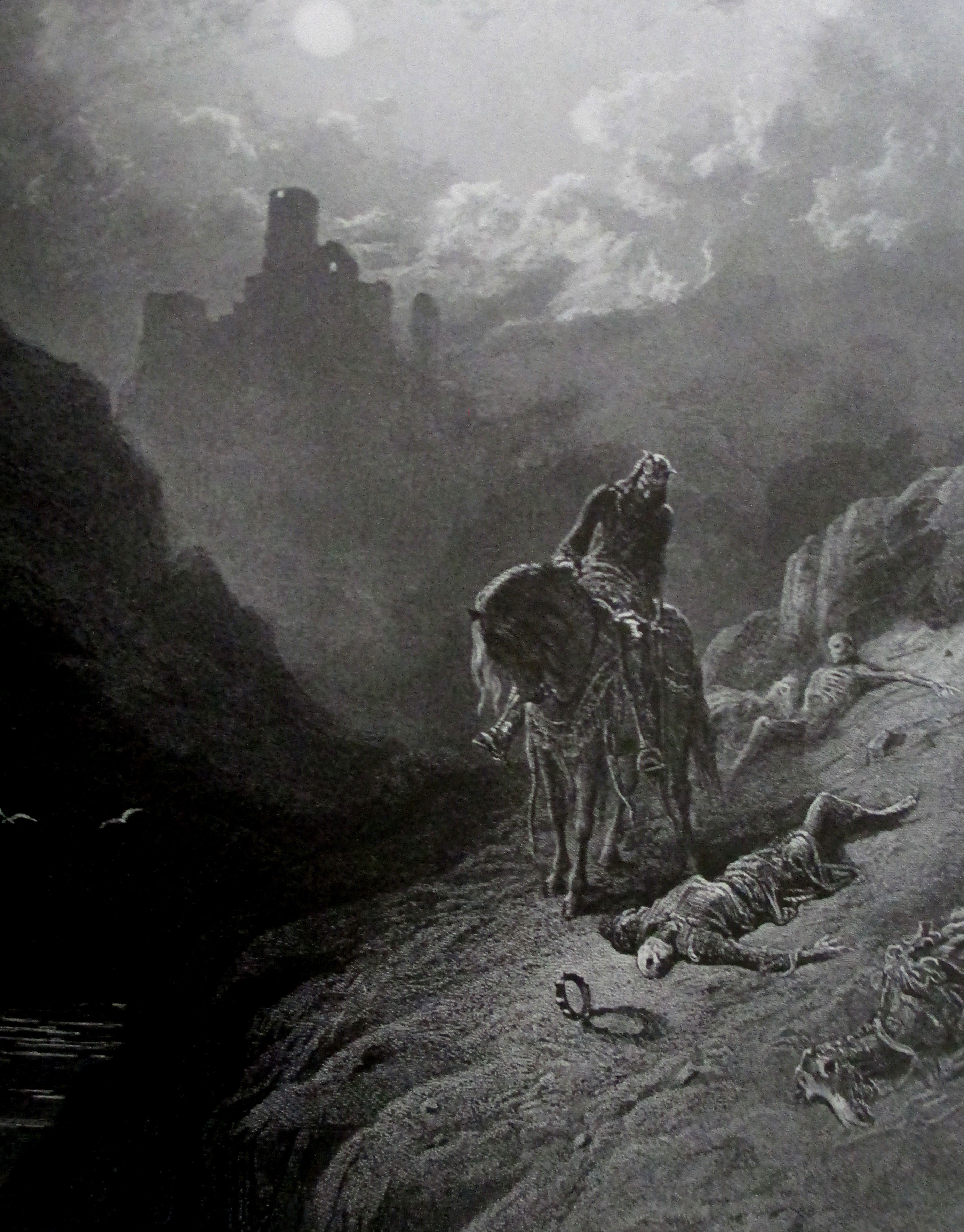 Gustave Dore | Uther discovers the two brothers Idyll of the King ...